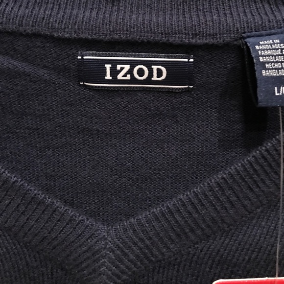 Izod | Sweaters | Navy Izod Fieldhouse Sweater | Poshmark