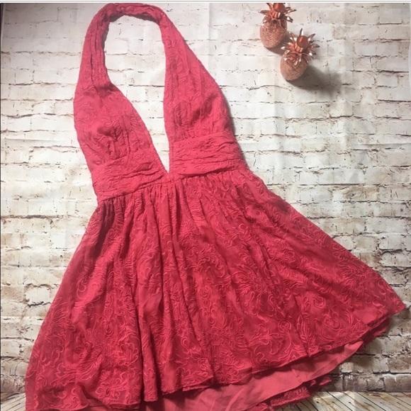 Free People | Dresses | Free People Red Dress | Poshmark