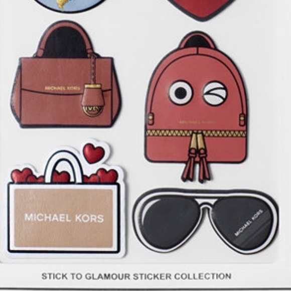 Michael Kors | Accessories | Nwt Michael Kors Stick To Glamour Sticker ...