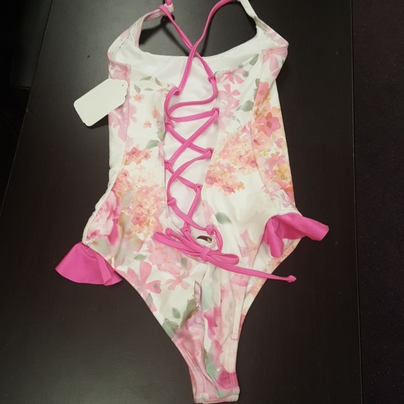 Sun Kitten | Swim | Sun Kitten Sweet Gypsy Rose Lace Up Swimsuit Am ...