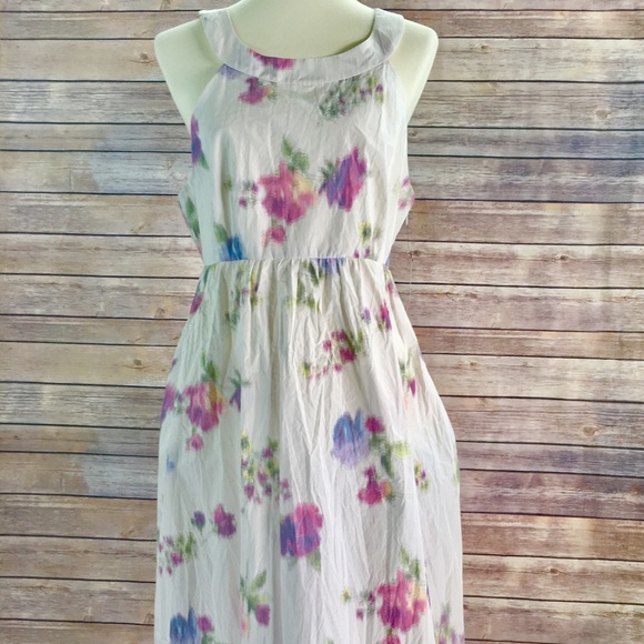 Theory | Dresses | Theory Pale Plaster Merlina Wild Flower Dress | Poshmark