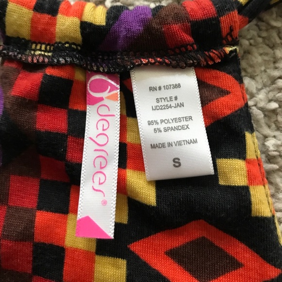 degrees | Dresses | Multi Colored Maxi Dress With Crotchet Neck | Poshmark