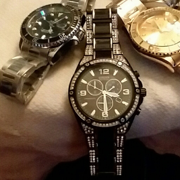 Accessories | Iced Out Citizens Eco Drive | Poshmark