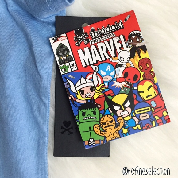 tokidoki | Tops | Tokidoki X Marvel Spiderman Blue Tshirt | Poshmark