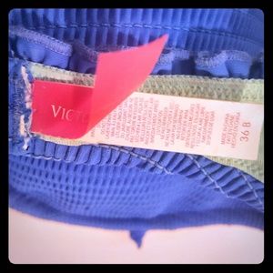 Victoria's Secret | Swim | Victorias Secret Swim Top Blue 36b | Poshmark