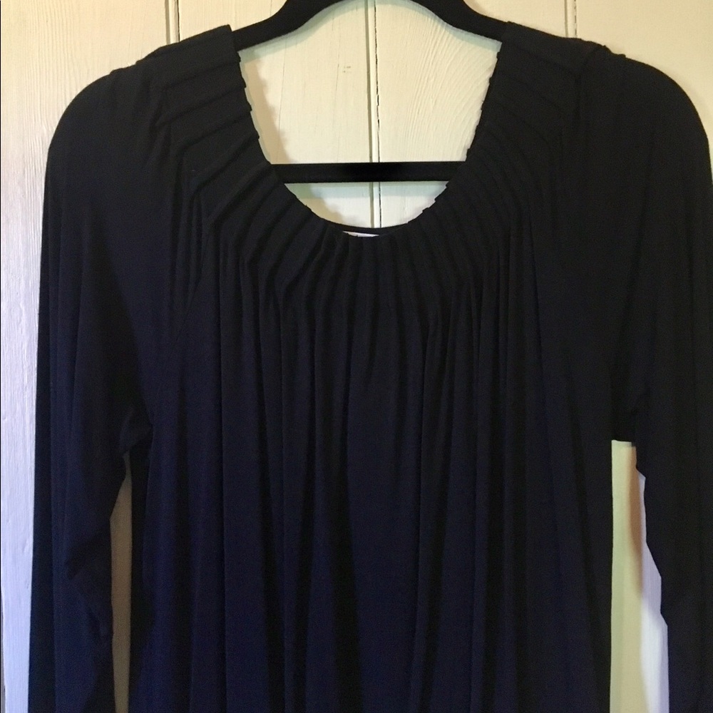 Gorgeous Design History Accordion Pleated Tunic - Gem