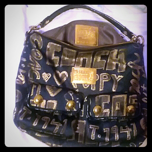 Coach | Bags | Coach Poppy Story Patch Shoulder Bag | Poshmark