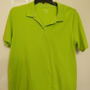 Kim Rogers | Tops | Lime Green Polo | Poshmark