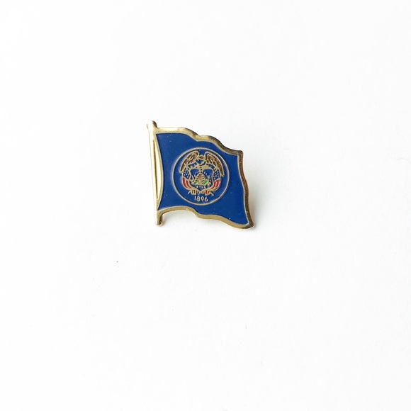 Vintage | Accessories | Vintage Utah State Flag Pin | Poshmark