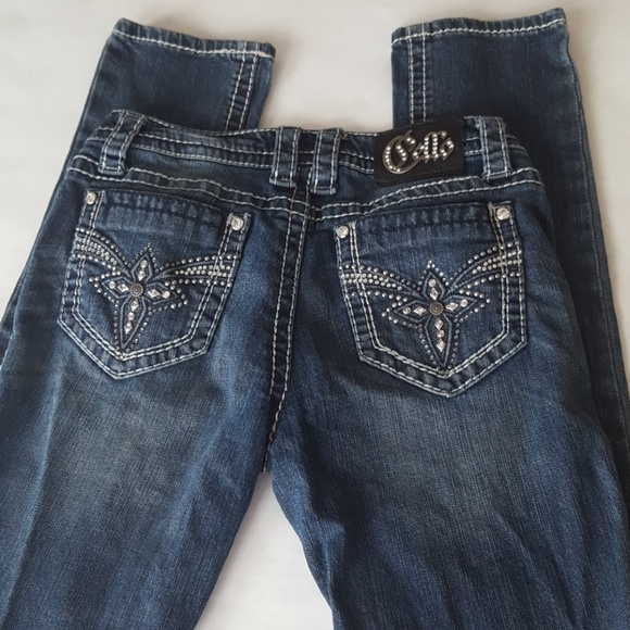 Cello | Jeans | Cello Jeans With Rhinestone Cross Pockets | Poshmark