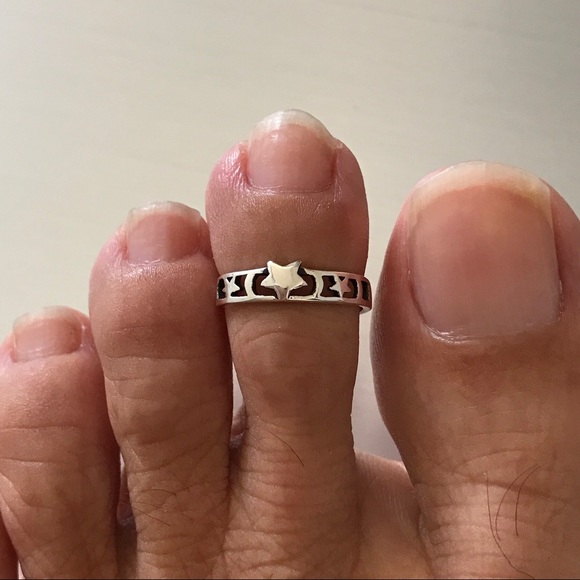 Jewelry | Sterling Silver Star Toe Ring | Poshmark