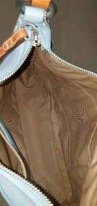 Coach | Bags | Coach Light Blue Leather Shoulder Bag | Poshmark