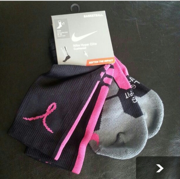 Nike | Underwear & Socks | New Nike Breast Cancer Ribbon Hyperelite ...