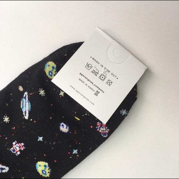 Ggorangnae | Accessories | Galaxy Socks Stars Planets Korean Cute ...