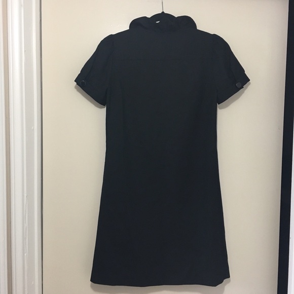 J. Crew Factory | Dresses | J Crew Factory Black Ruffle Collar Career ...