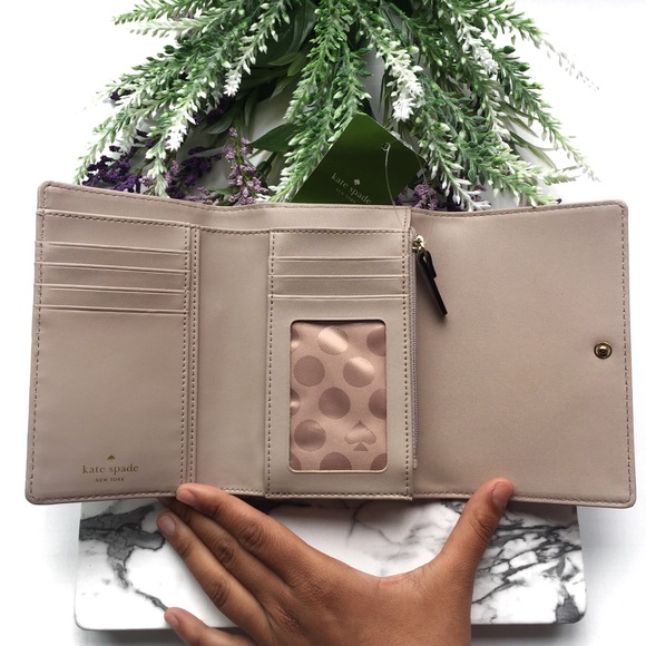 kate spade | Bags | Kate Spade Callie Grey Street Trifold Wallet | Poshmark