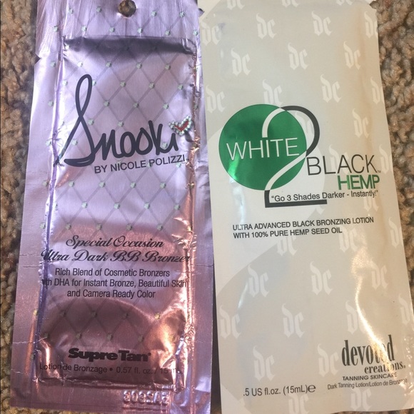 Other | Tanning Lotion Uv Nail Covers Bonus Face Lotion | Poshmark