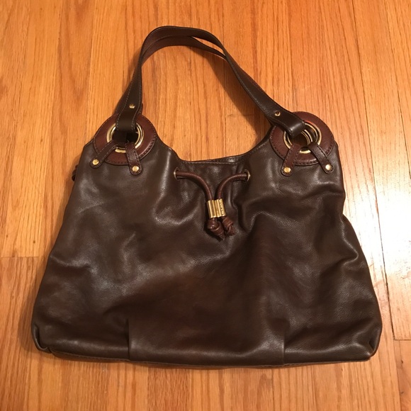 Chocolate Brown Soft Leather Handbags | semashow.com