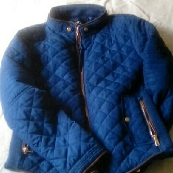 Shinestar | Jackets & Coats | Shinestar Quilted Jacket In Dark Royal ...