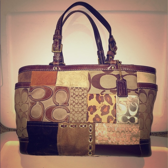 Coach | Bags | Coach Purse Patch Work Design | Poshmark