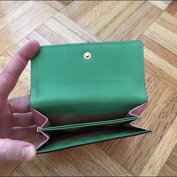 kate spade | Bags | Pink And Green Kate Spade Wallet | Poshmark