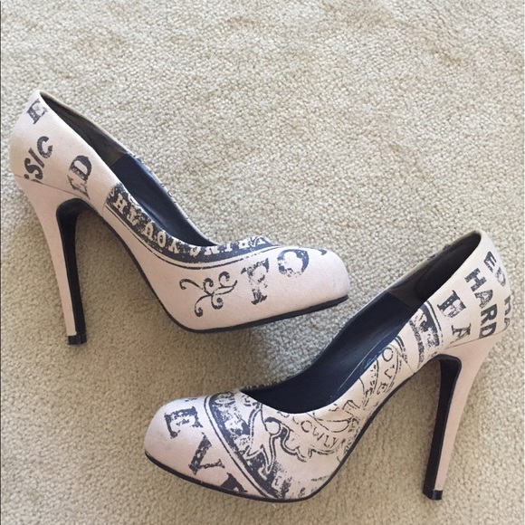Ed Hardy | Shoes | Ed Hardy Mato Beige Pumps | Poshmark