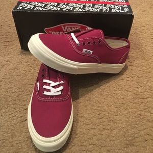 Vans | Shoes | Authentic Slim Twill Vans | Poshmark