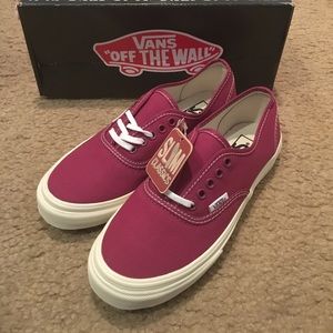 Vans | Shoes | Authentic Slim Twill Vans | Poshmark