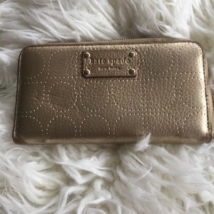kate spade | Bags | Kate Spade Gold Wallet | Poshmark