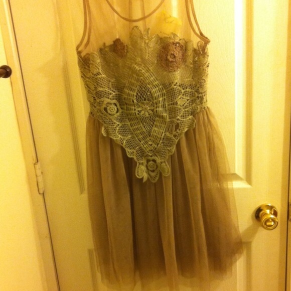 Ryu | Dresses | Ryu Crochet And Sheer Dress | Poshmark