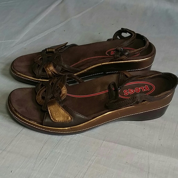 Klogs | Shoes | Klogs Sandals Brownbronze 1 M Leather | Poshmark
