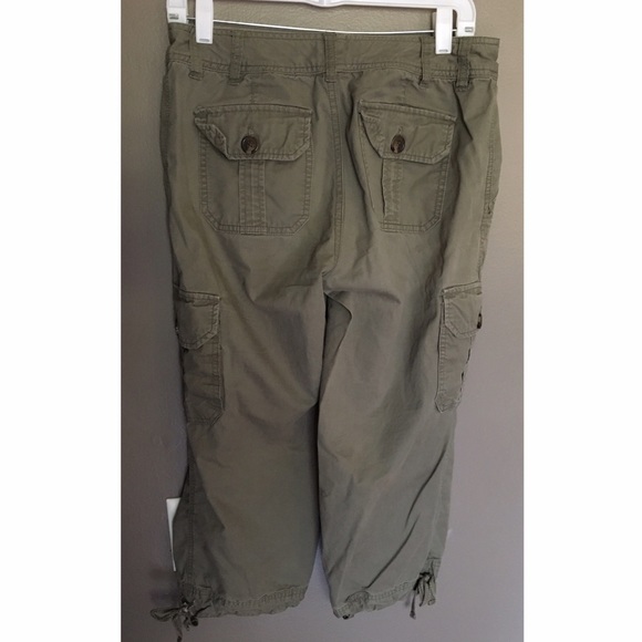 Liz Claiborne | Pants & Jumpsuits | Liz Claiborne Olive Green Cargo ...
