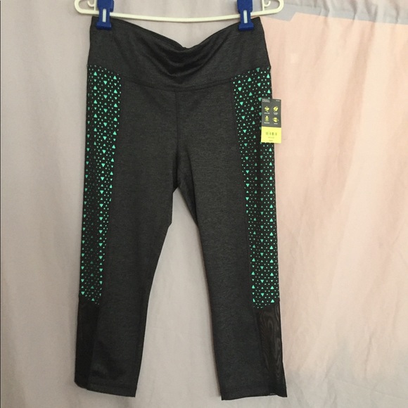 Xersion | Pants & Jumpsuits | Nwt Xersion Fitted Wmesh Athletic Crops | Poshmark