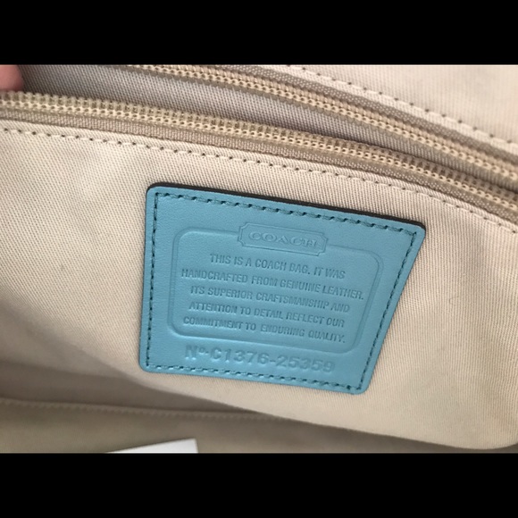 Coach | Bags | Coach Legacy Chelsea Carryall Robins Egg Blue | Poshmark
