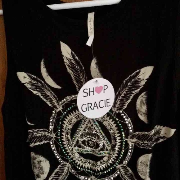 Tops | New Phases Of Moon Tank | Poshmark