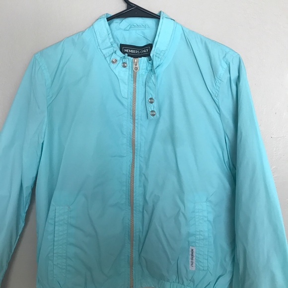 Members Only | Jackets & Coats | Members Only Blue Windbreaker | Poshmark
