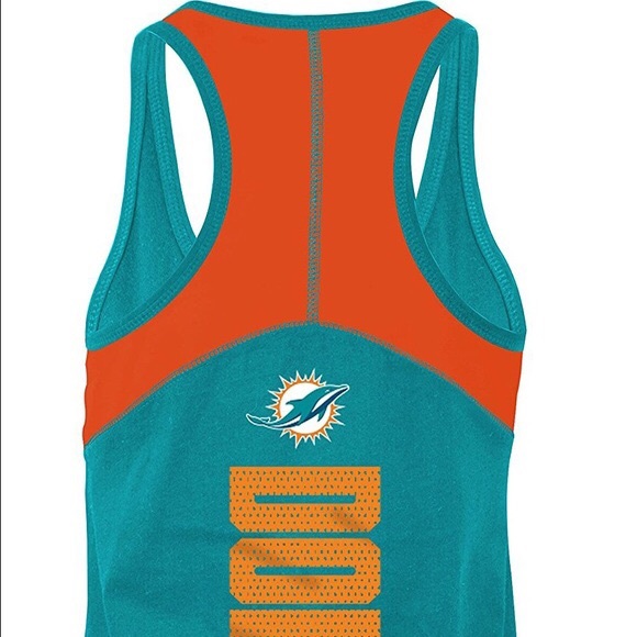 Tops | Miami Dolphins Womens Racer Back Tank Top | Poshmark