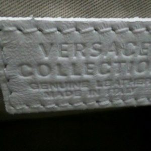 Versace Collection | Bags | Versace Collection Shoulder Bag White ...