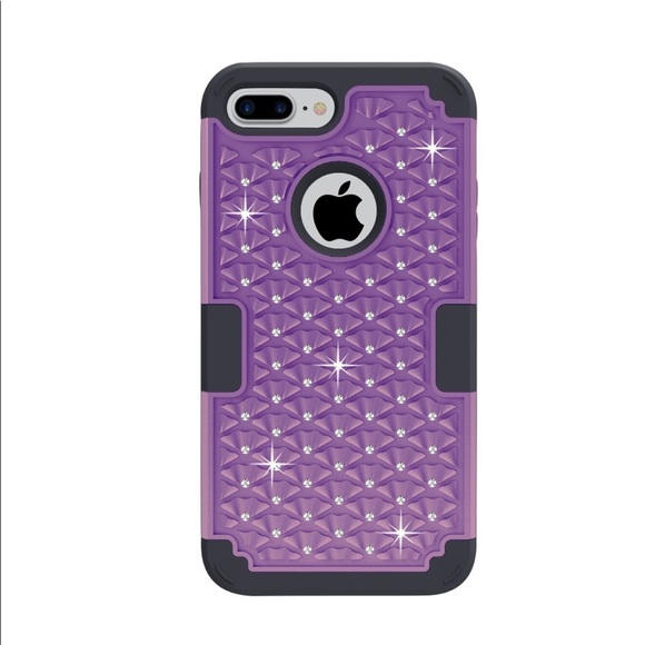 Accessories | Purple Iphone 7 Plus Also Fits Iphone 6s Plus Case | Poshmark