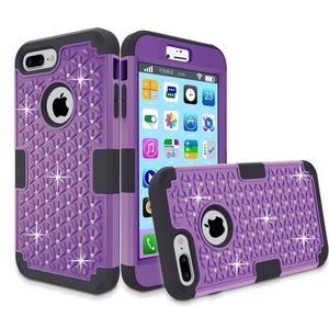 Accessories | Purple Iphone 7 Plus Also Fits Iphone 6s Plus Case | Poshmark