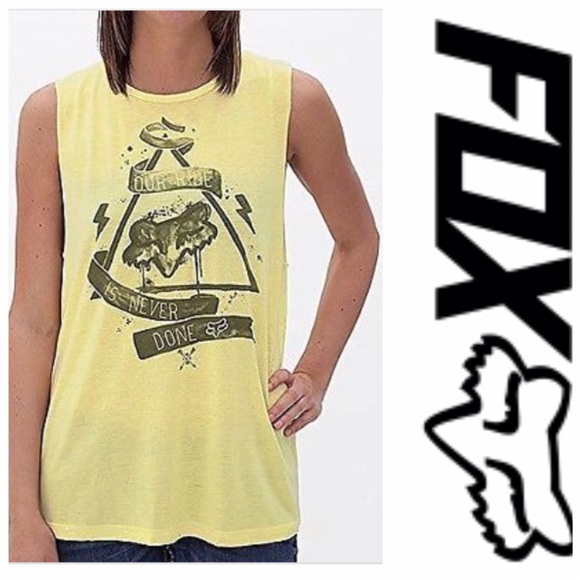 Fox | Tops | Fox Racing Womens Boost Tank Top Graphic | Poshmark