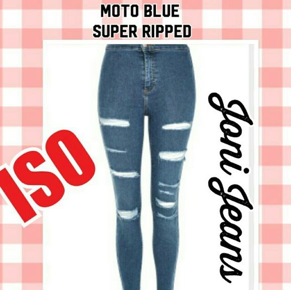 Joni Jeans | Jeans | Iso Moto Blue Super Ripped Joni Jeans | Poshmark