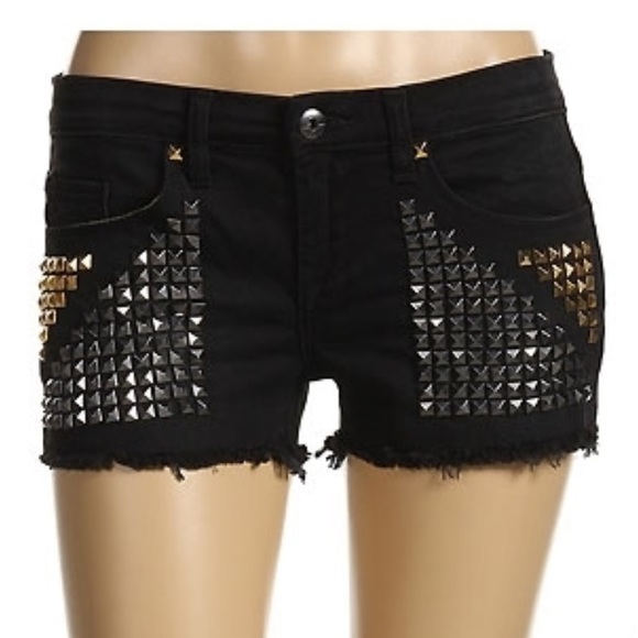 Blank NYC | Shorts | Blank Pyramidstudded Denim Shorts | Poshmark