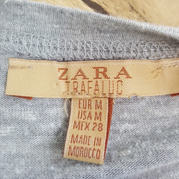 Zara | Tops | Zara Cat Face Tshirt Size Medium | Poshmark