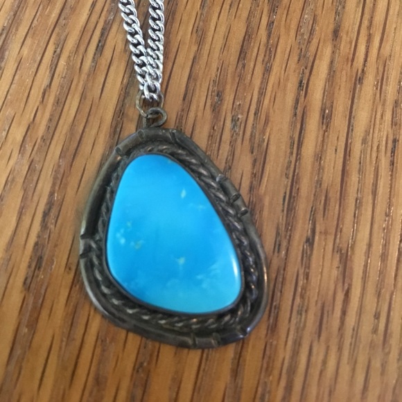 Vintage | Jewelry | Vintage Handmade Turquoise Necklace | Poshmark