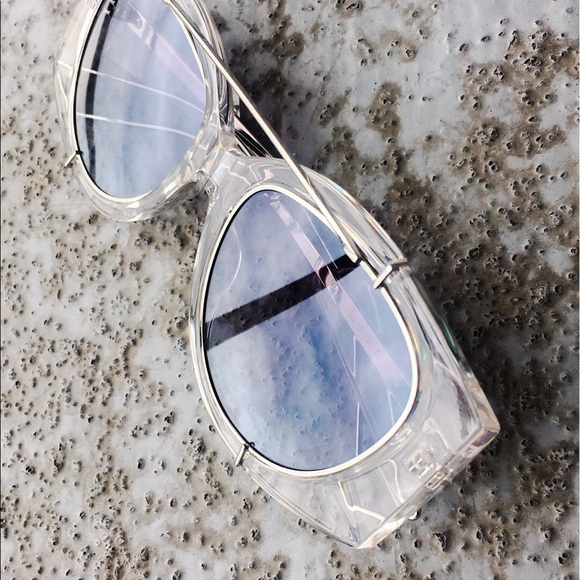 Accessories | Muffy Clear Frame Sunnies | Poshmark