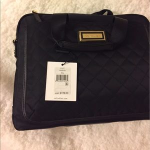 Calvin Klein | Bags | Calvin Klein Belfast Quilted Nylon Computer Bag ...