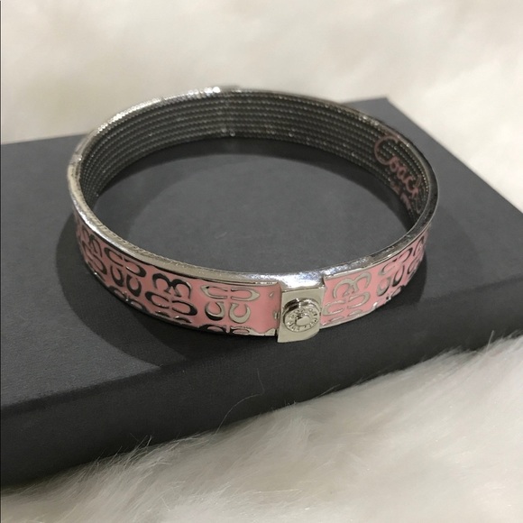 Coach | Jewelry | Authentic Coach Signature Bangle | Poshmark