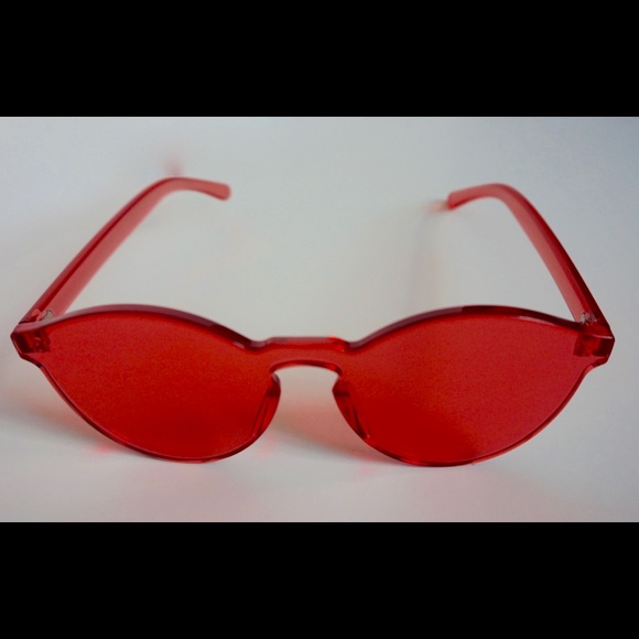 Accessories | Red Tinted Glasses | Poshmark