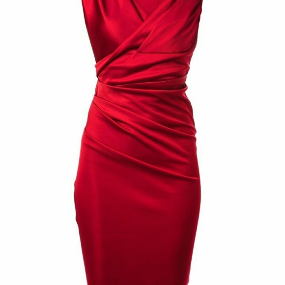 DSQUARED | Dresses | Dsquared Red Fitted Dress | Poshmark